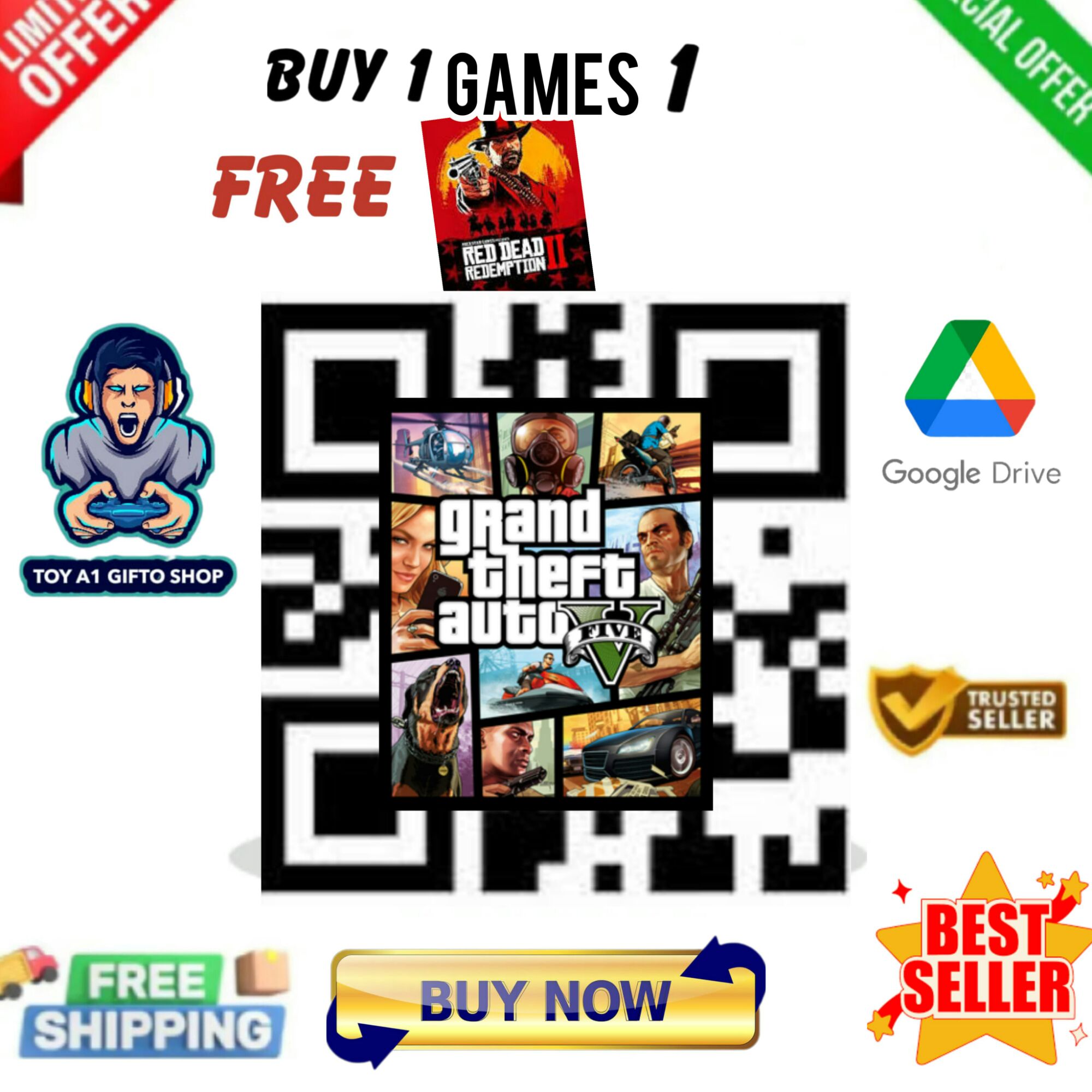 GTA 5 Orignal Offline Story Mode ( FiveM ) For Pc/Laptop | Daraz.pk