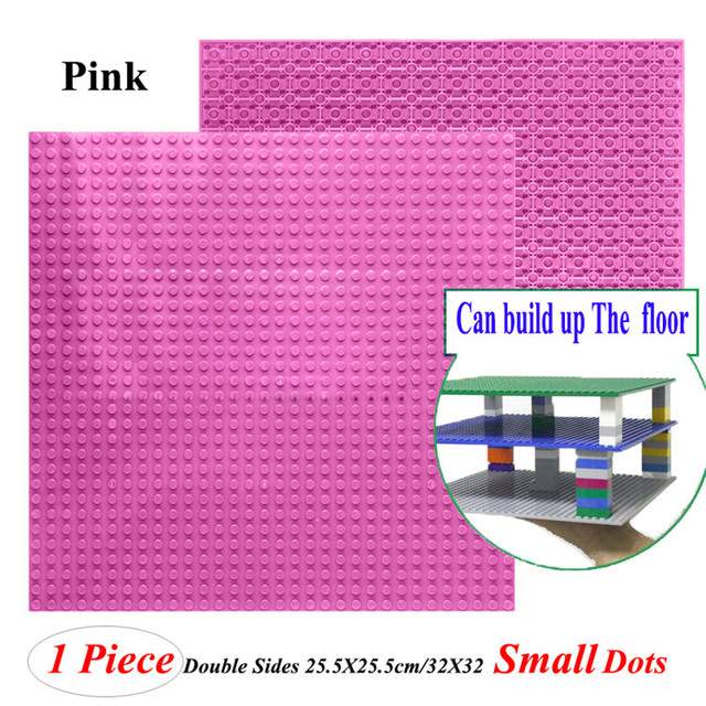 Hot 32*32 Dots Double-sided Baseplates Small Bricks DIY Building Blocks ...