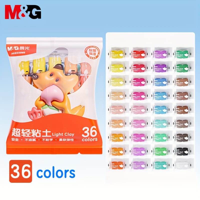 M&G Super Foam Clay Best Quality Available in 12/24/36 colour packs ...