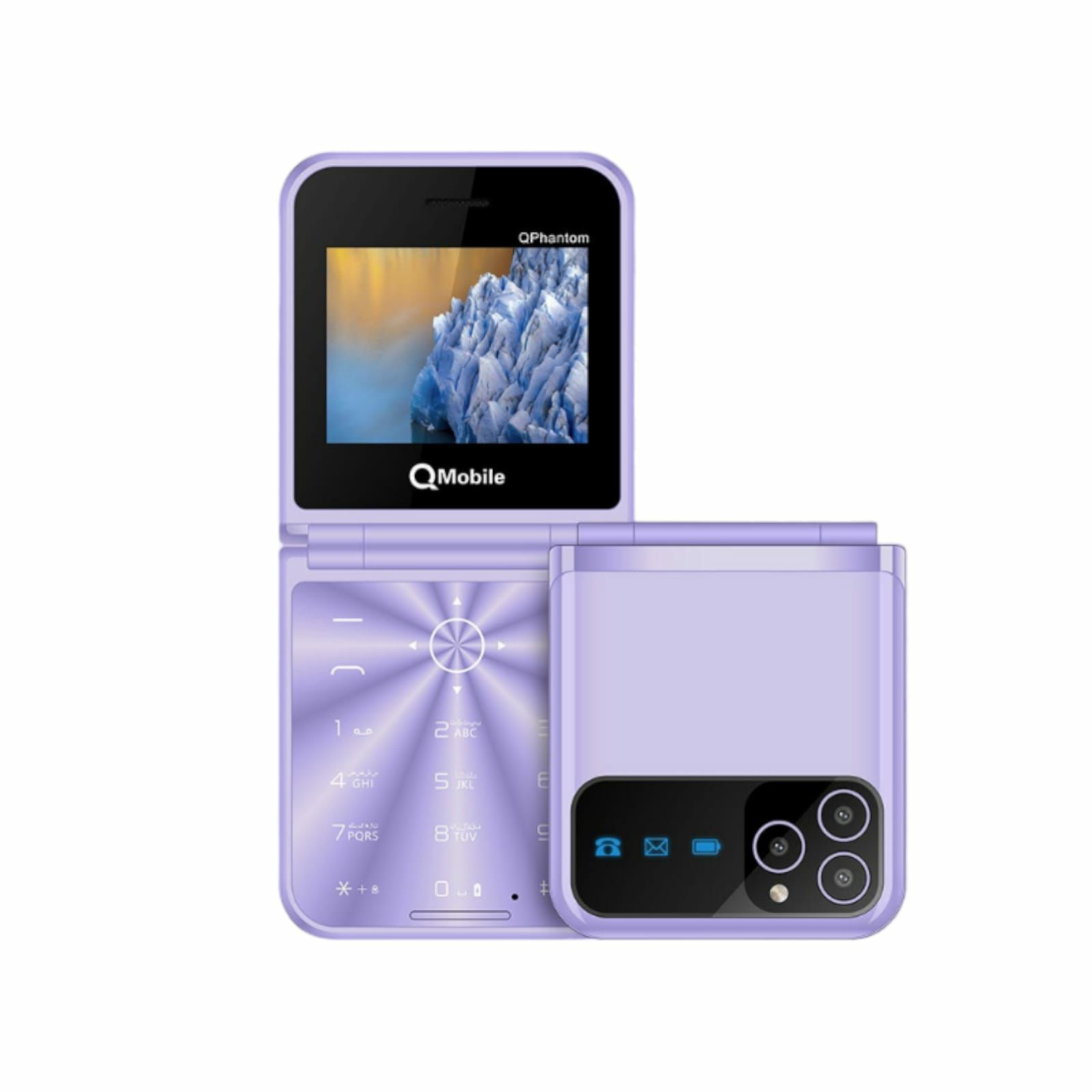 4 sim standby/Qmobile QPhantom/ 2.4" LCD Display/ 1400mAh Big Battery ...