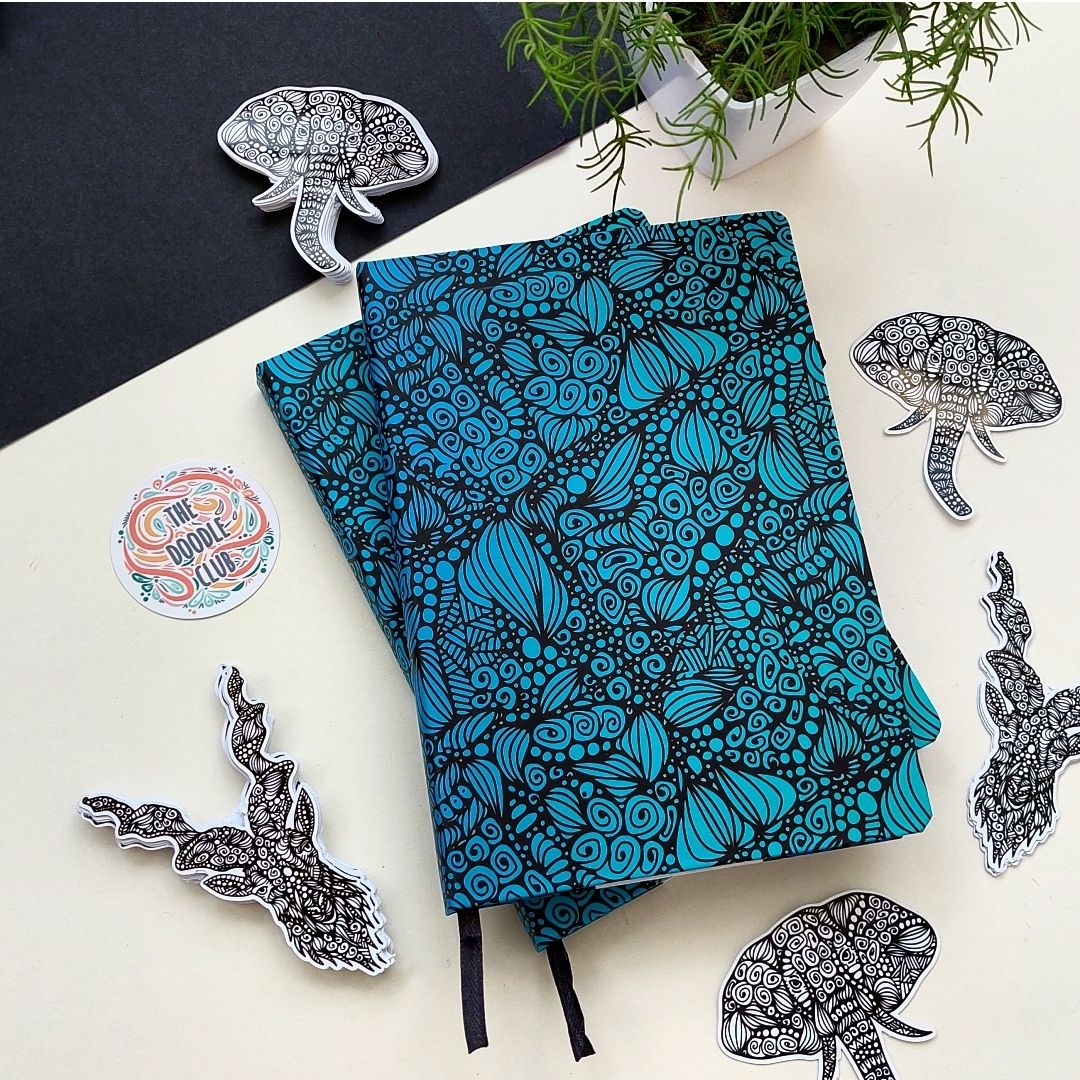Ocean Hues Journal | Lined or Blank Pages | Hardcover Notebook | Diary ...