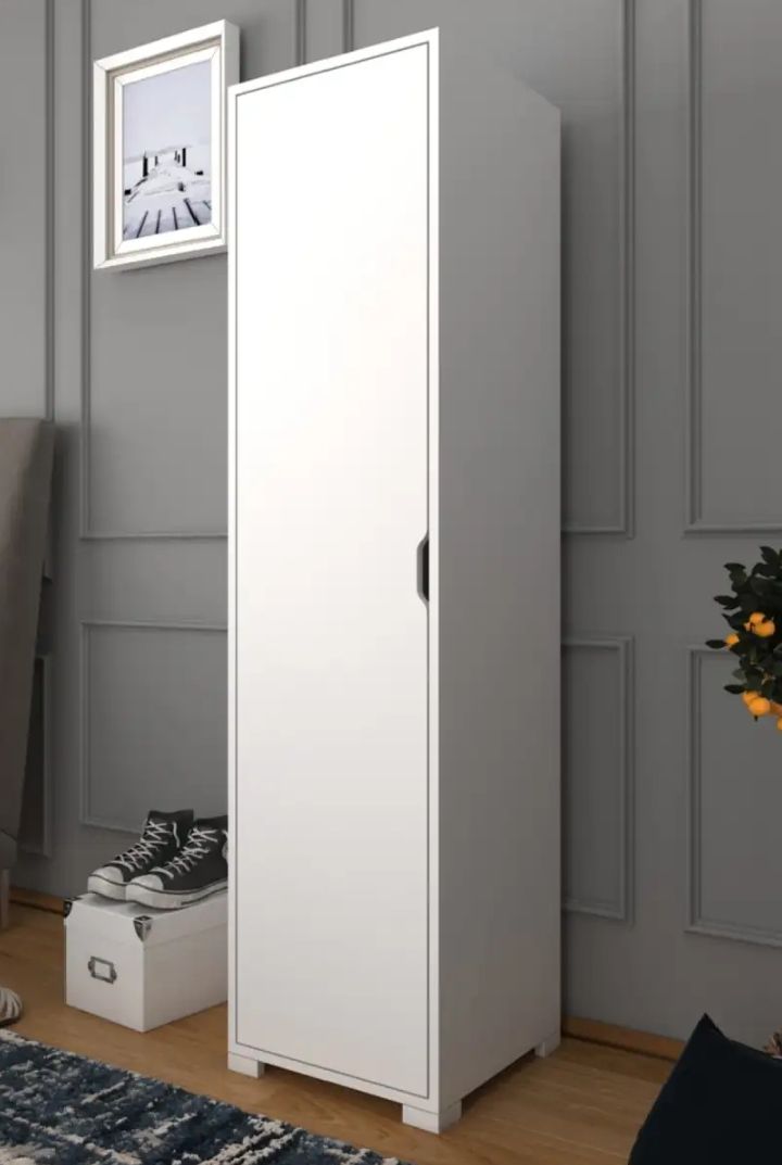 60"×18"×16 Single door wardrobe for multi purpose use with shelves ...