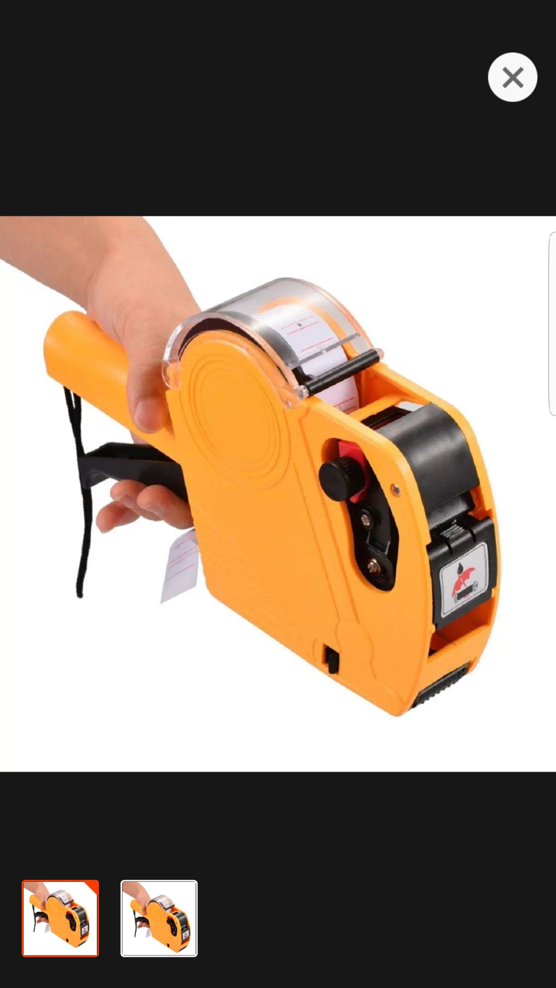 MX5500 8 digits price tag machine labeller + label sticker roll +ink ...