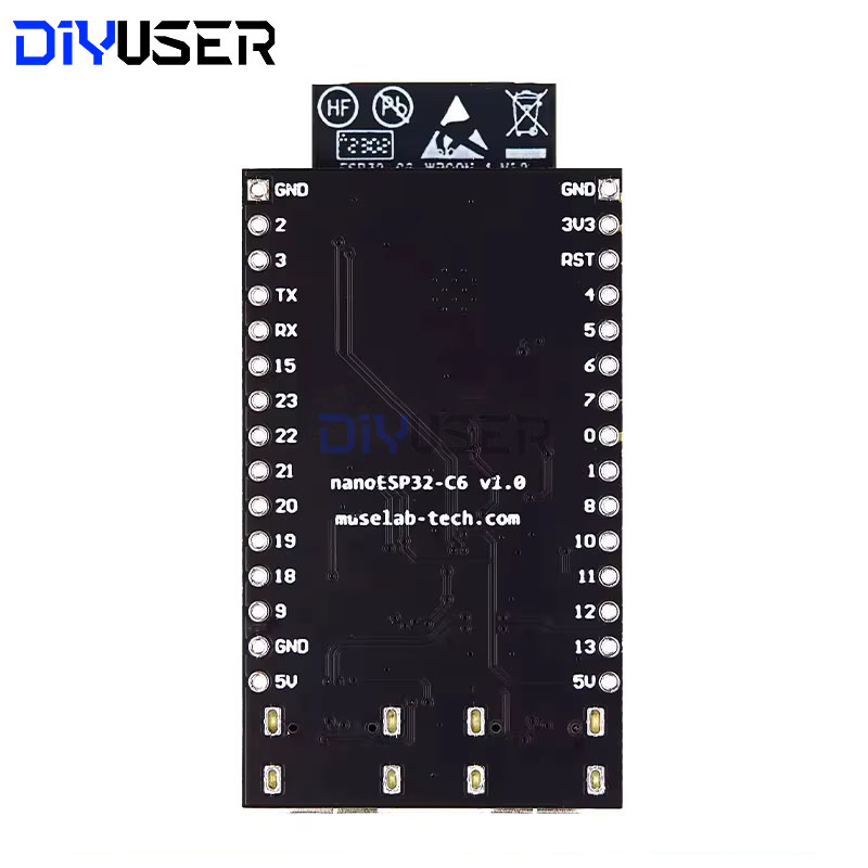 DIYUSER ESP32-C6 ESP32 WiFi+Bluetooth Internet Of Things Dual Type-C Development Board ESP 32 ...