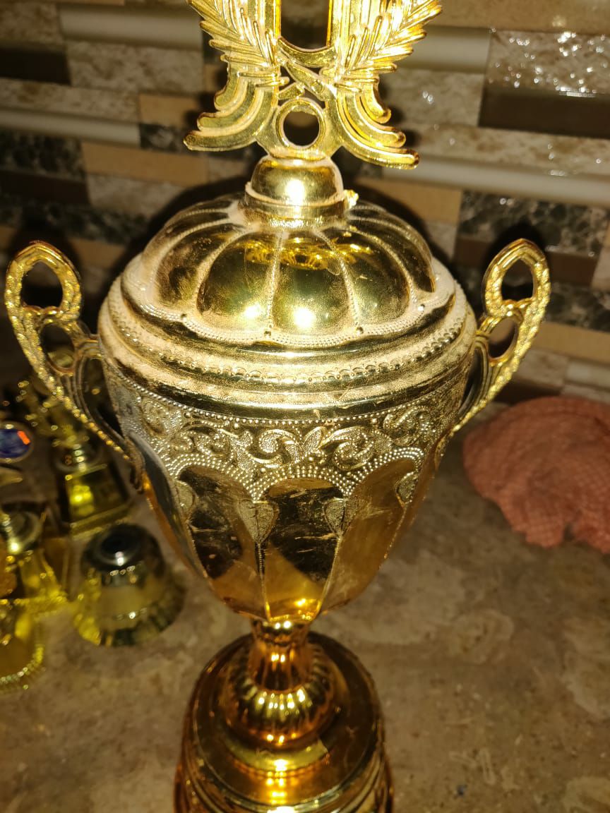 plastic golden trophy | Daraz.pk