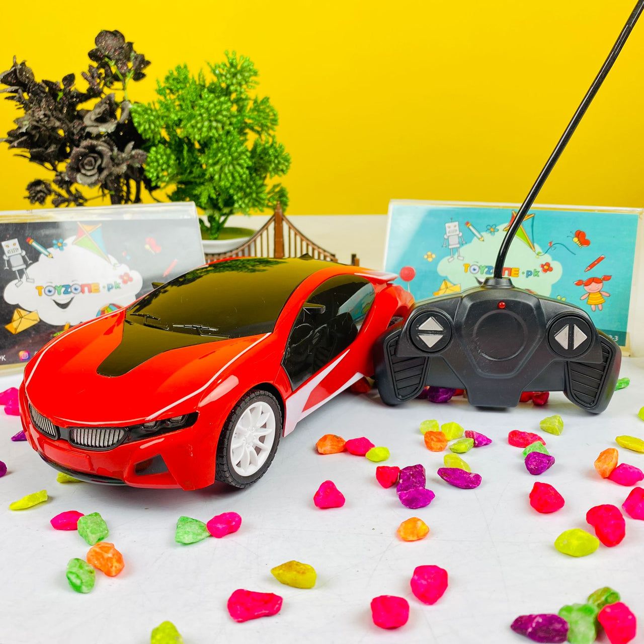 Famous Remote Control Car Double Channel With 3D Lights | Daraz.pk