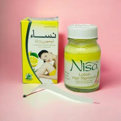 Nisa Hair Removal Lotion 80ml A Quick And Gentle Way TO Remove Unwanted ...