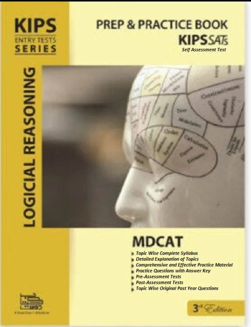 KIPS ENTRY TESTS SERIES LOGICAL REASONING NMDCAT NEW BOOK | Daraz.pk