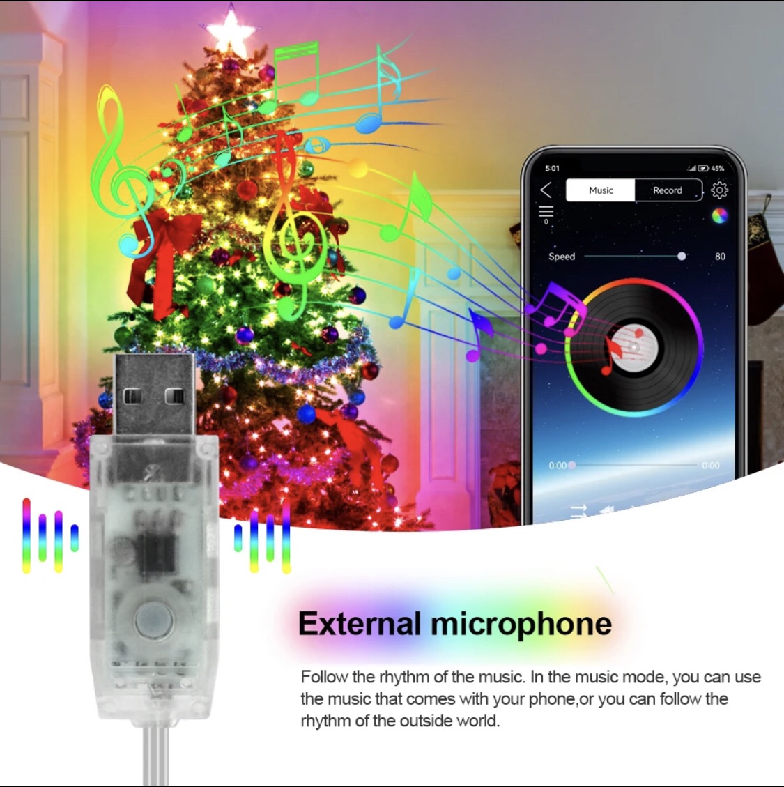 RGB 16 Colors LED Strip Color Changing Remote Control Light 15ft for ...