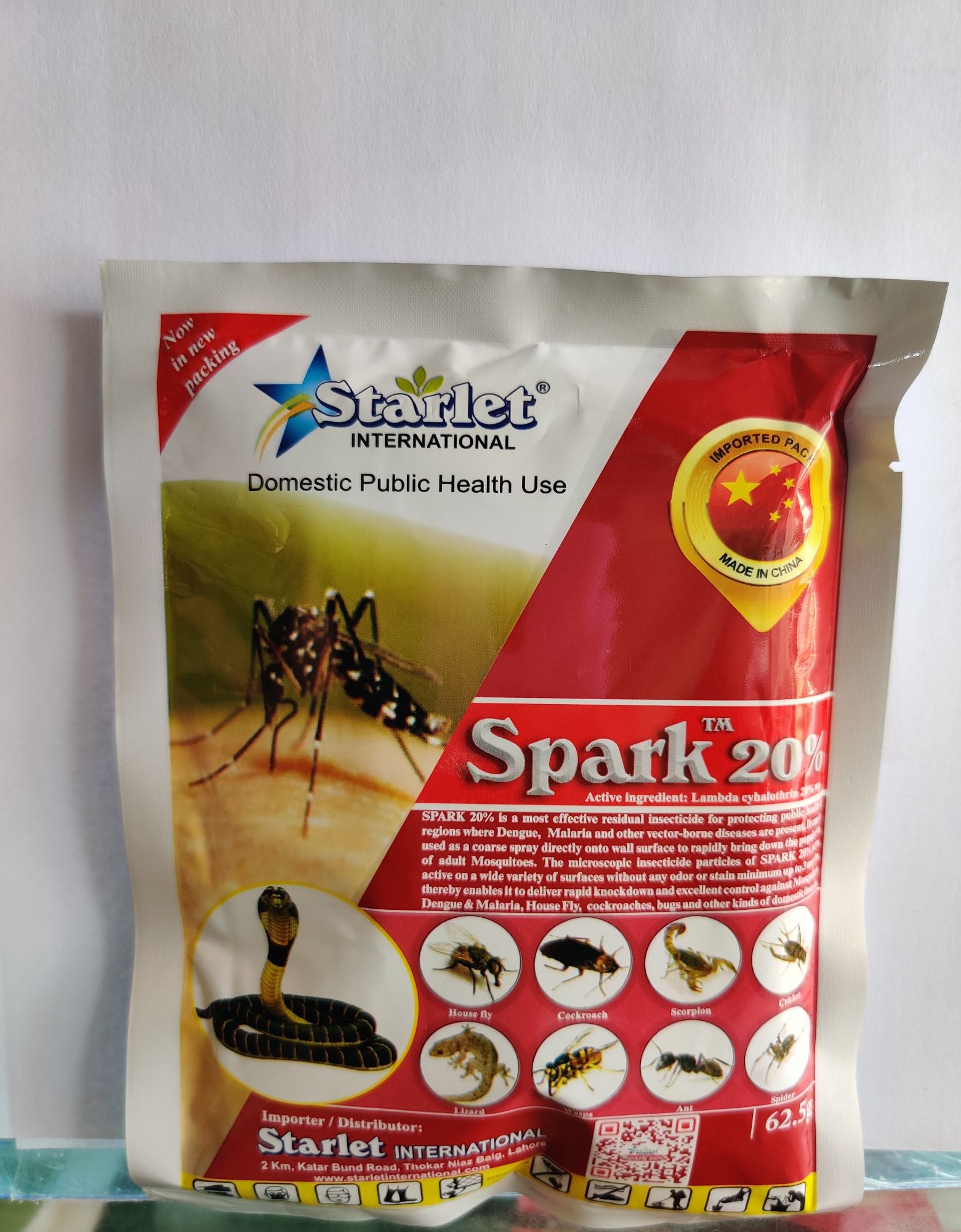 Lambda cyhalothrin 20% spark Imported Pack for residual insecticide ...