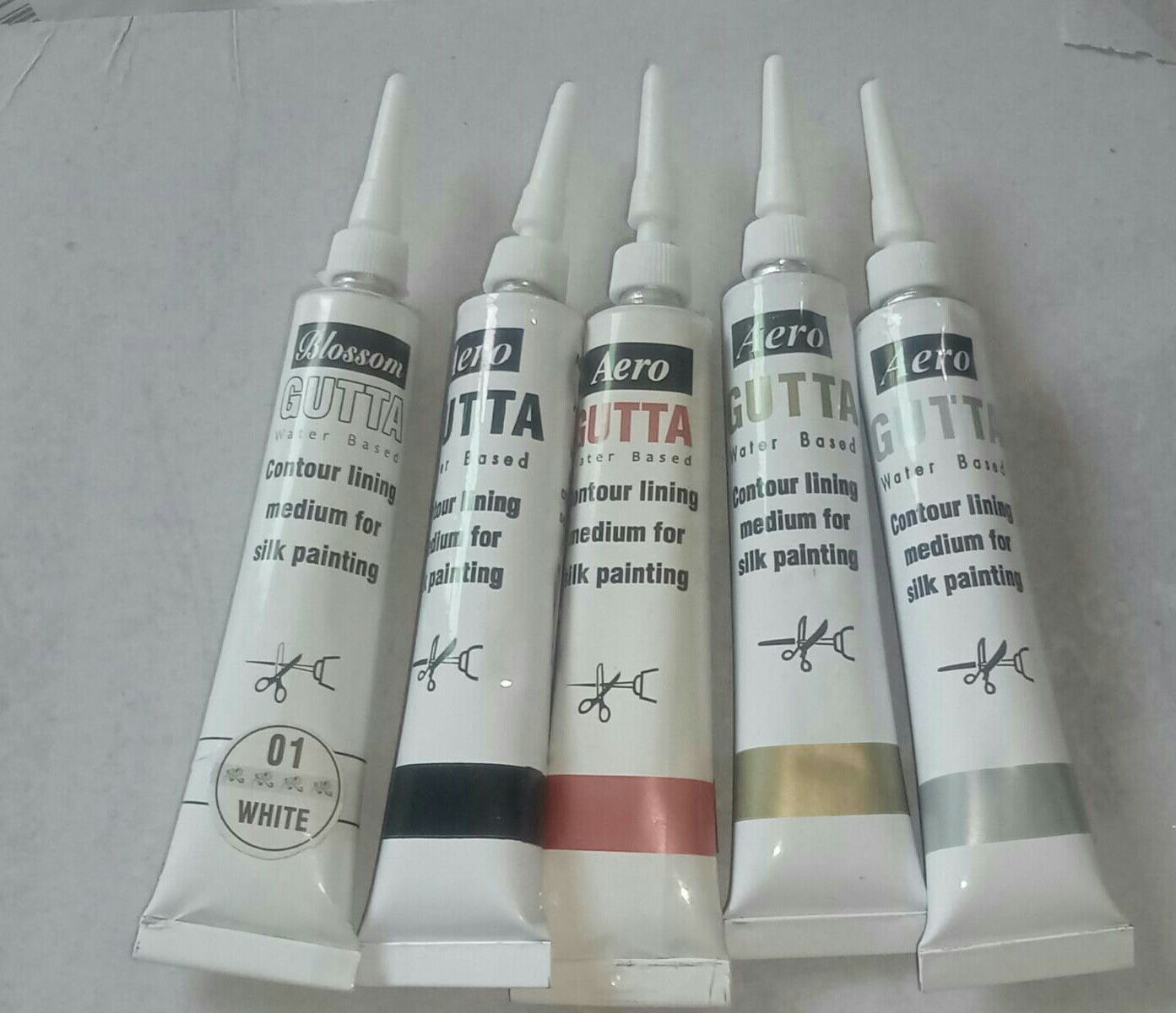 Fabric Gutta outliner For Fabric 5 Different Color Gutta For Epoxy ...