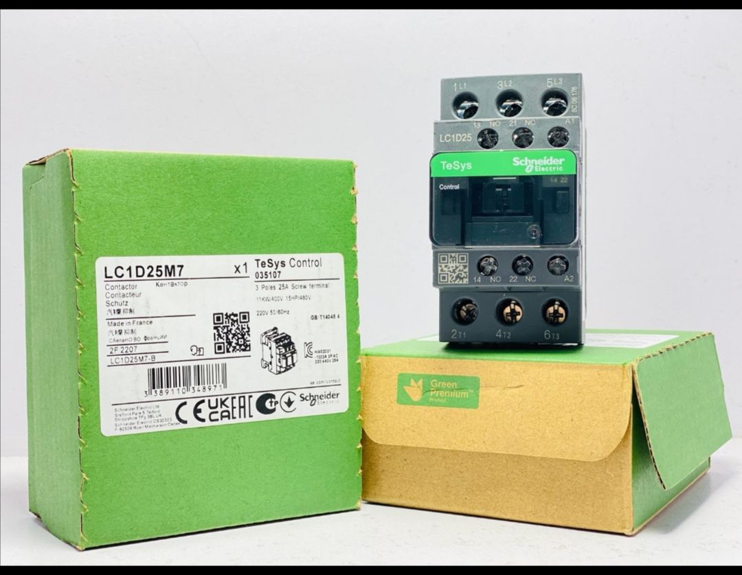 Magnetic Contactor LC1D09 220VAC 4KW 1NO+1NC 9A | Daraz.pk