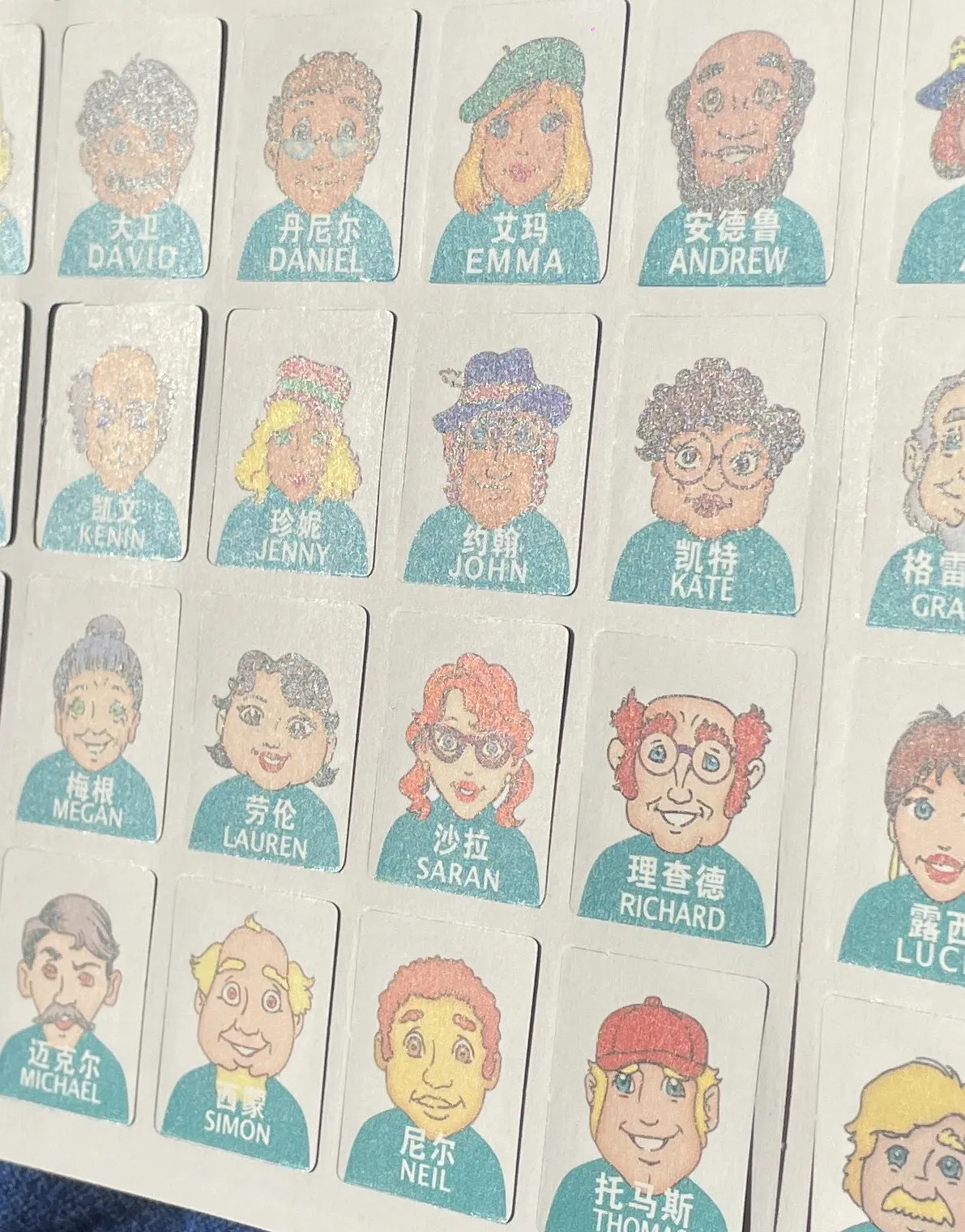 Guess Who Character Sheets Printable