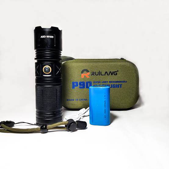 Multifunctional P90 RL-W409 Laser Heavy Duty LED Tactical Flashlight ...
