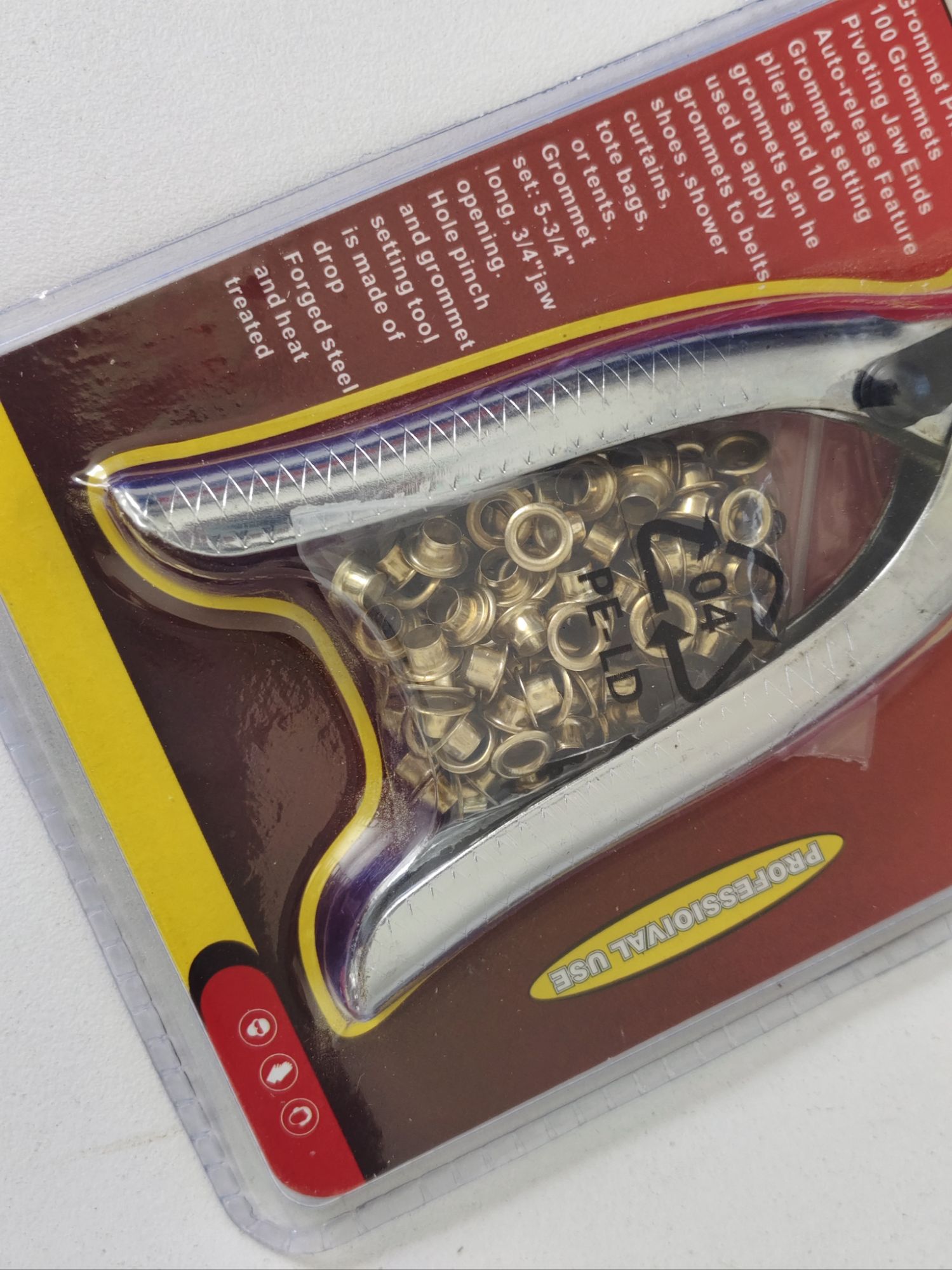 Original Grommet Master Kit Grommet Pliers With 100 Pcs Grommets ...