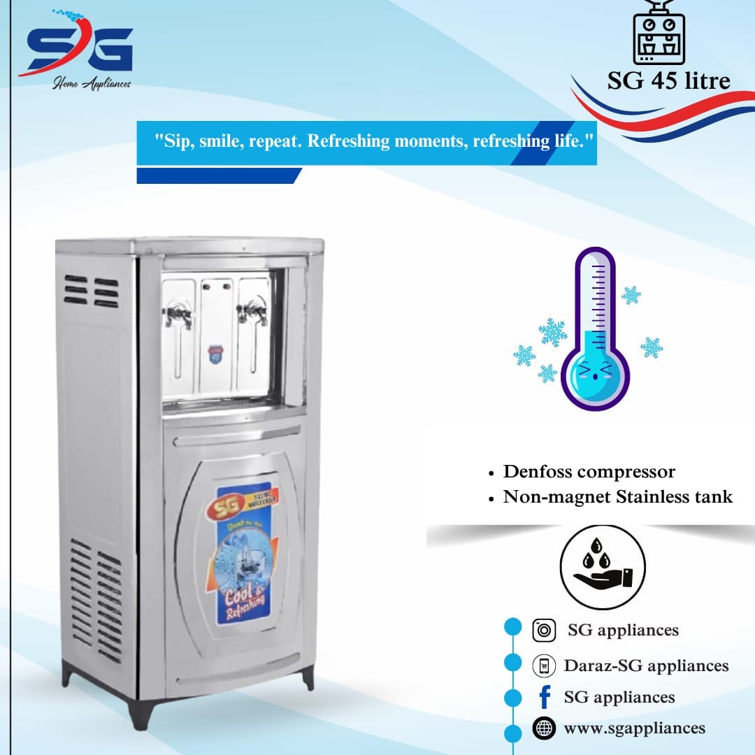 SG Electric Water Cooler 45 liter / Electric Water Cooler Steel Body ...