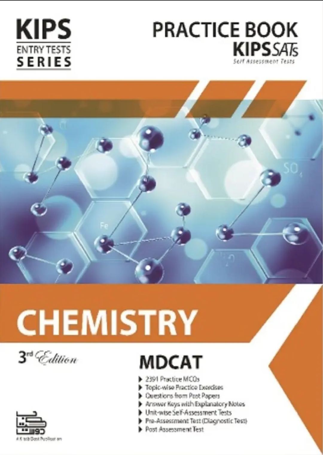 Kips Entry Test Series Chemistry New 3rd Edition 2024 original Book ...