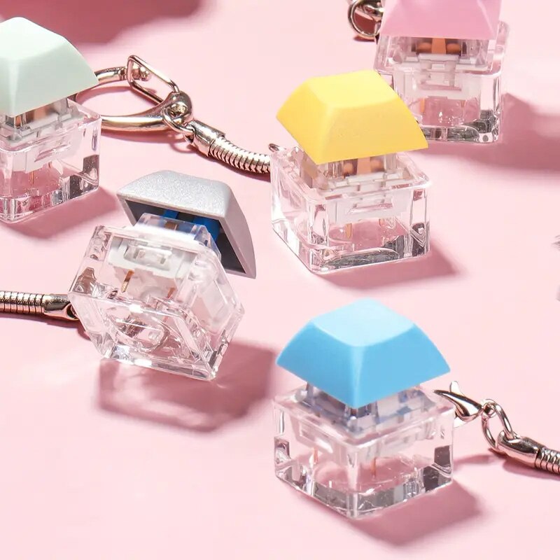 Keyboard Key Toy Party Stress Relief DIY Fidget Button Keycap Fidget ...