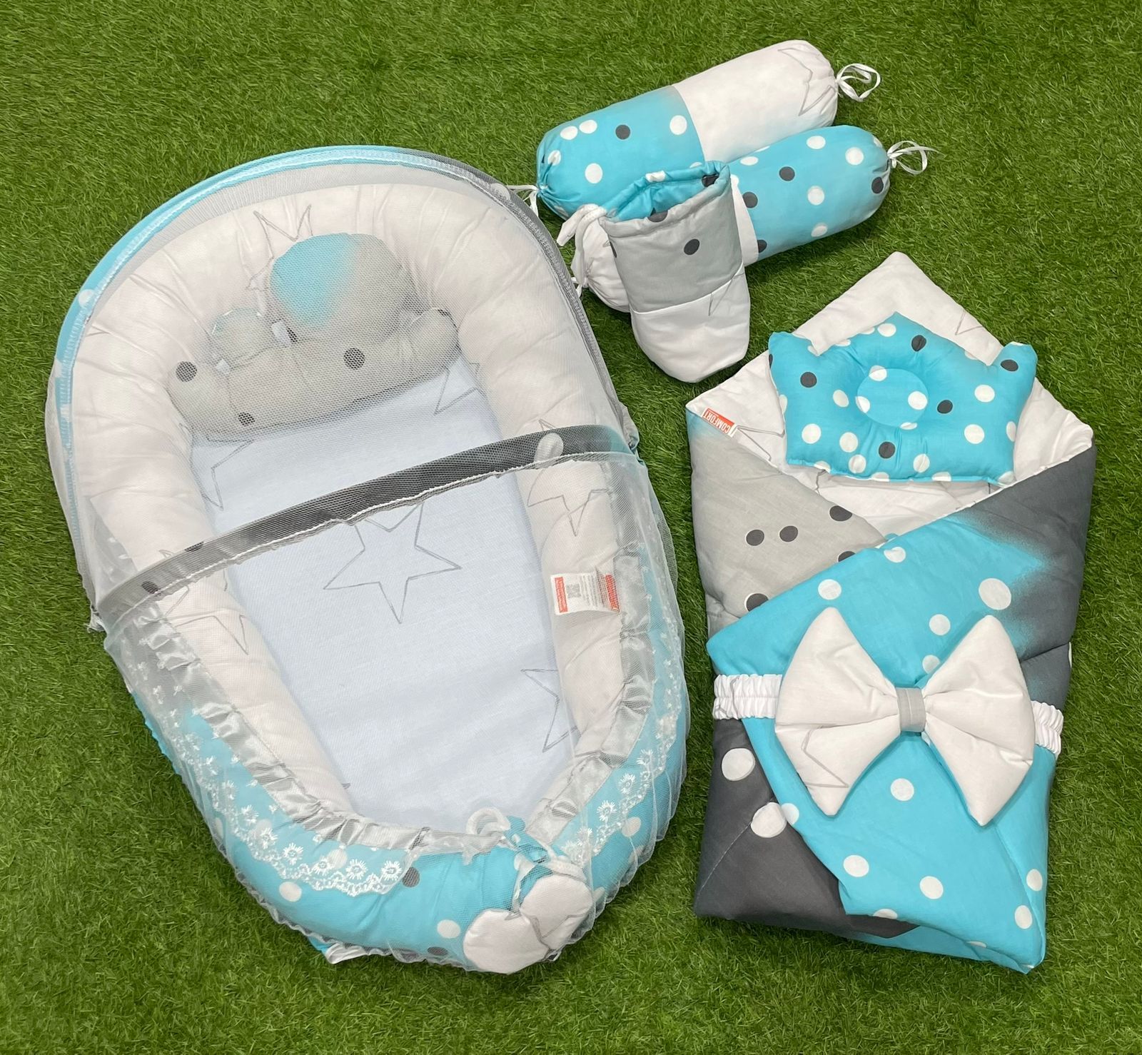 Original Baby Snuggle Bed With Turkish Carry Nest in 9PCs Set | Newborn ...