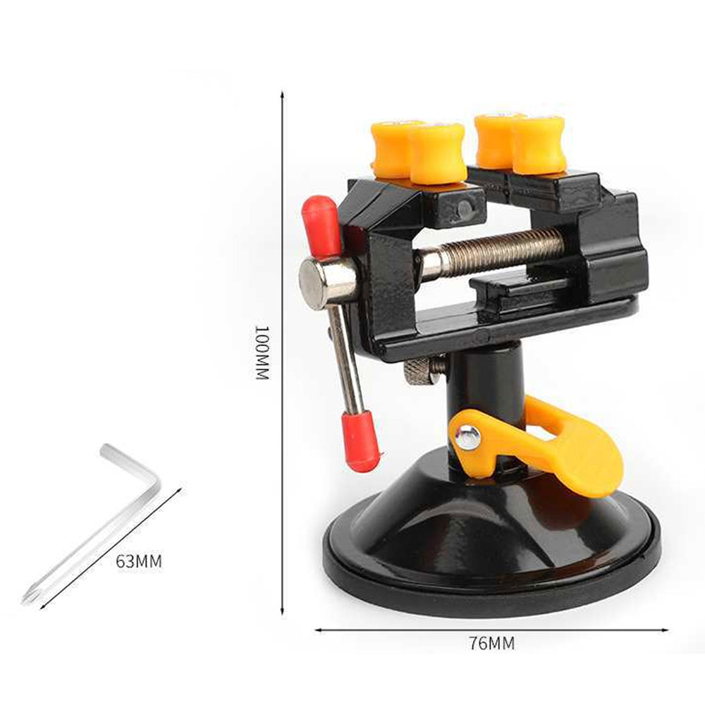 Aluminum Alloy 360 Universal Suction Cup Table Vice Multi Specification ...