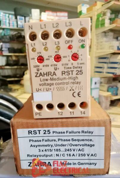 Phase Failure ZAHRA RST 25 (3Phase) Sequence Relay | Daraz.pk