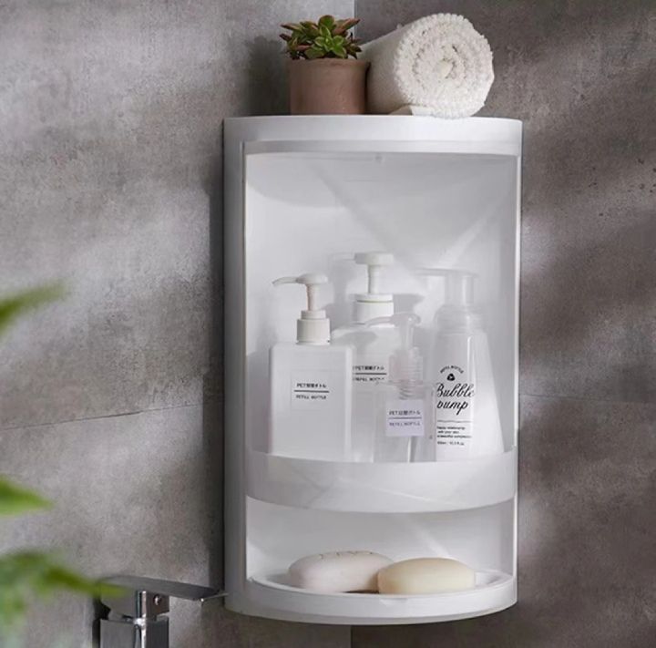 Corner Cabinet For Washroom 360° Degree Washroom Corner Cabinet Easy To ...