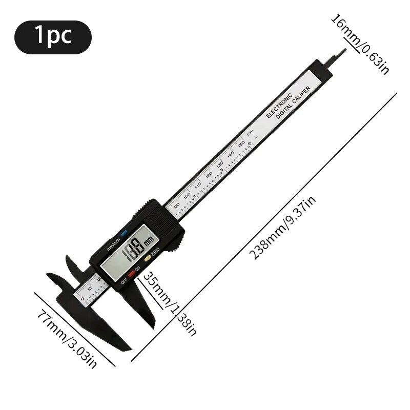 Vernier Caliper Digital Display Electronic Digital High-Precision Small ...