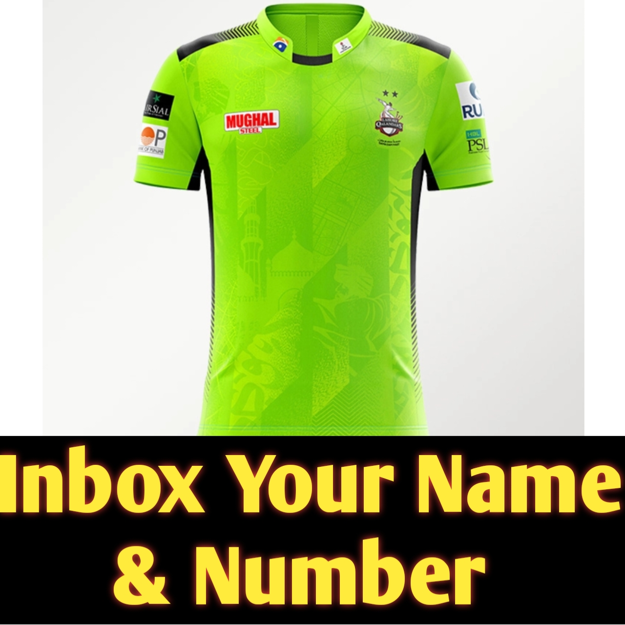 New Official PSL Customize Sports jersys 2025 with Your name number ...
