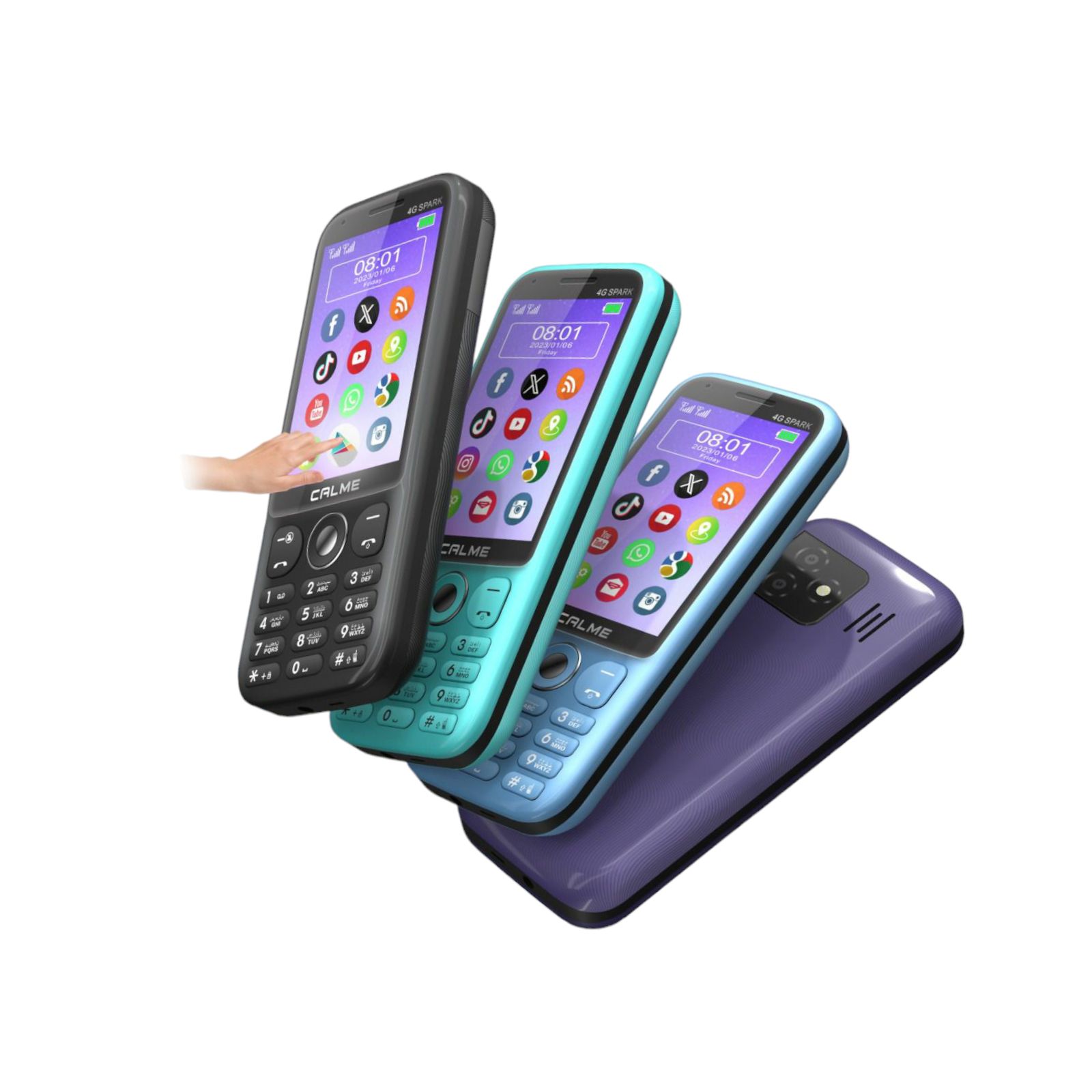 Calme 4G Spark - Pakistan First Keypad phone with Google Play store - 3 ...