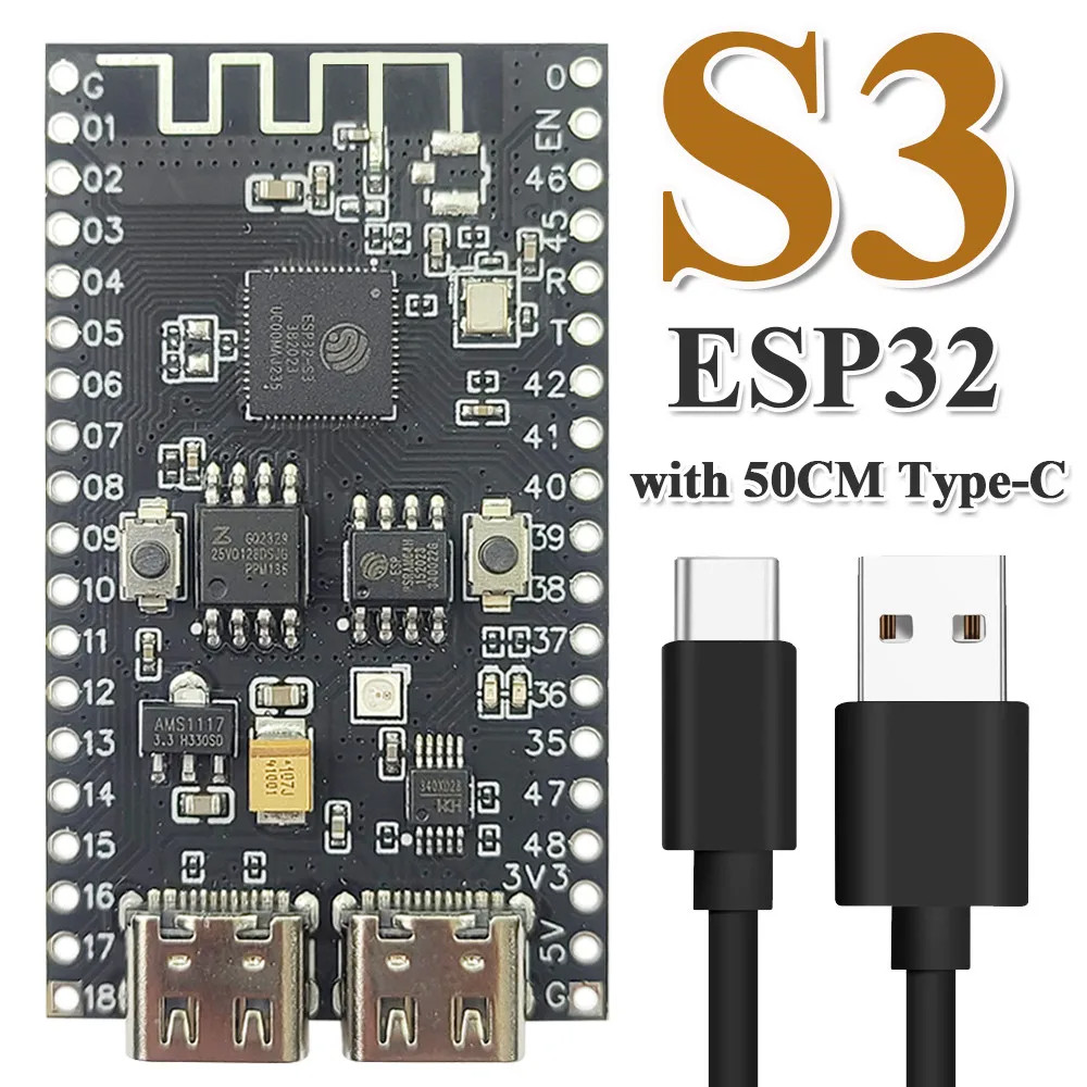 ESP32-S3 N16R8 2.4G Wifi Module Development Board for Microphython ESP IDF 8MB PSRAM 16MB FLASH ...