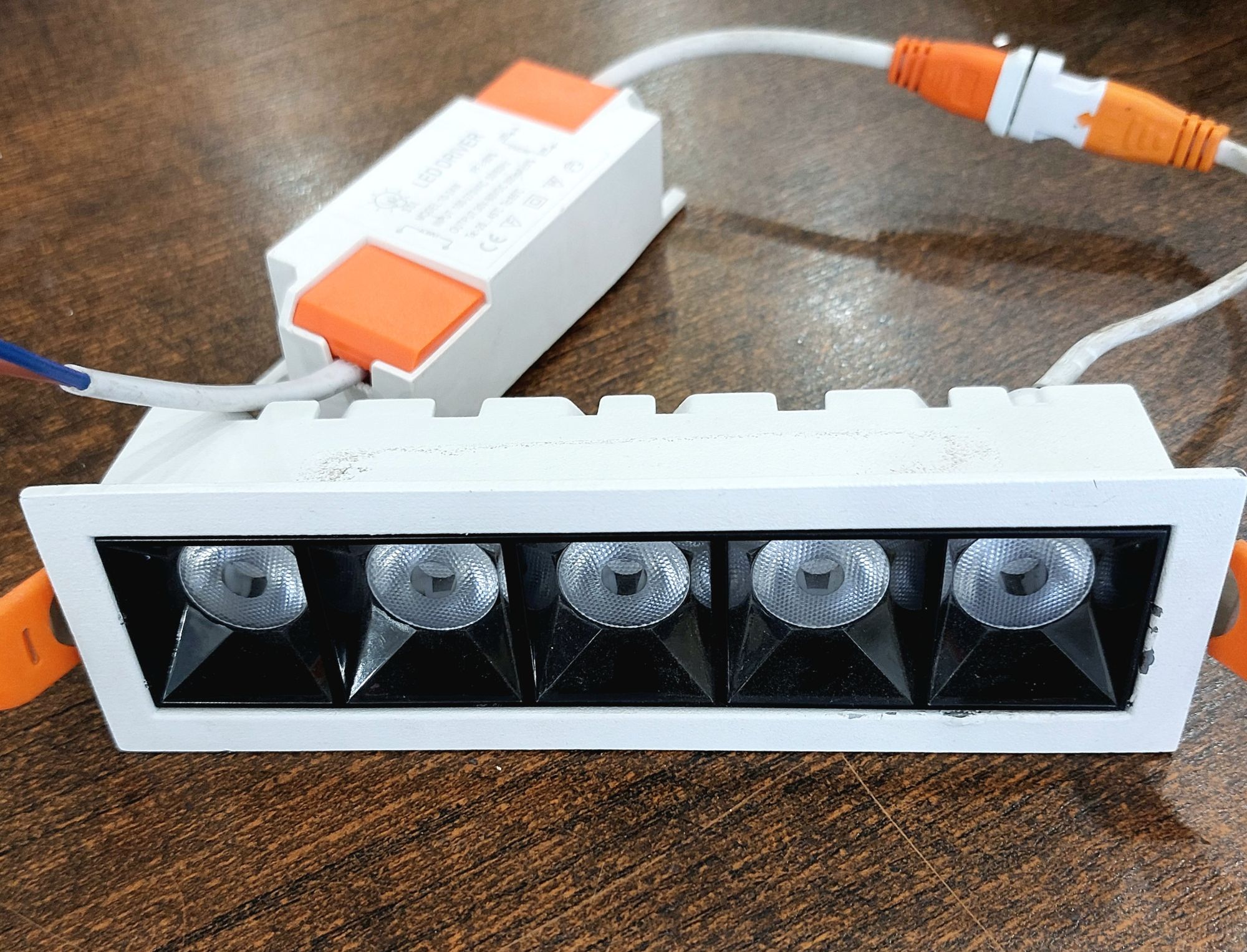 10W LED Laser Ceiling Light - 220V available in Warm Yellow and Cool ...