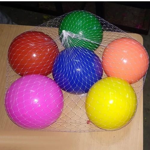 LDPE Multicolour Round Plastic Ball | Daraz.pk