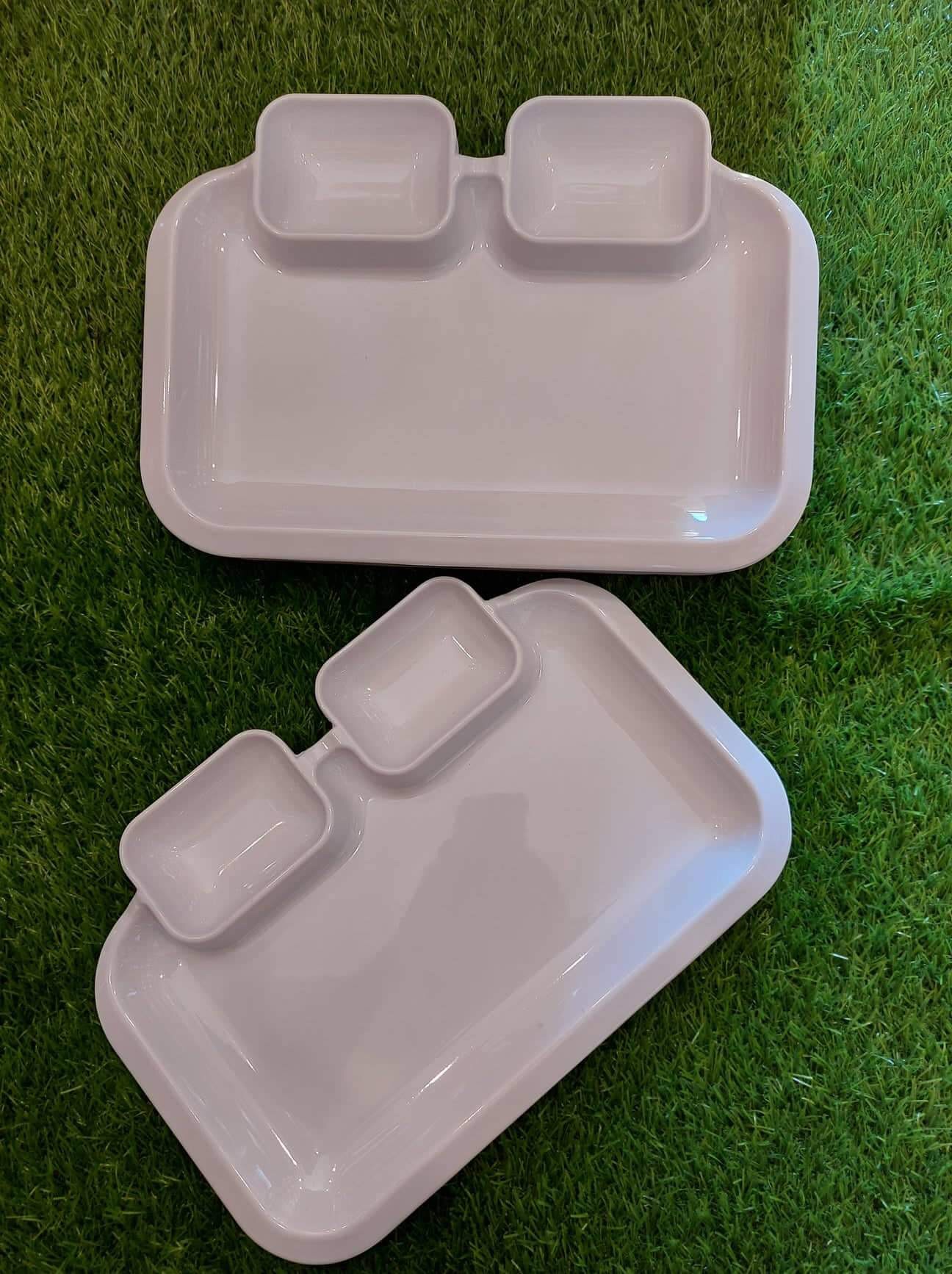 Pack of 1 Melamine Burger Tray / Portion Tray | Daraz.pk
