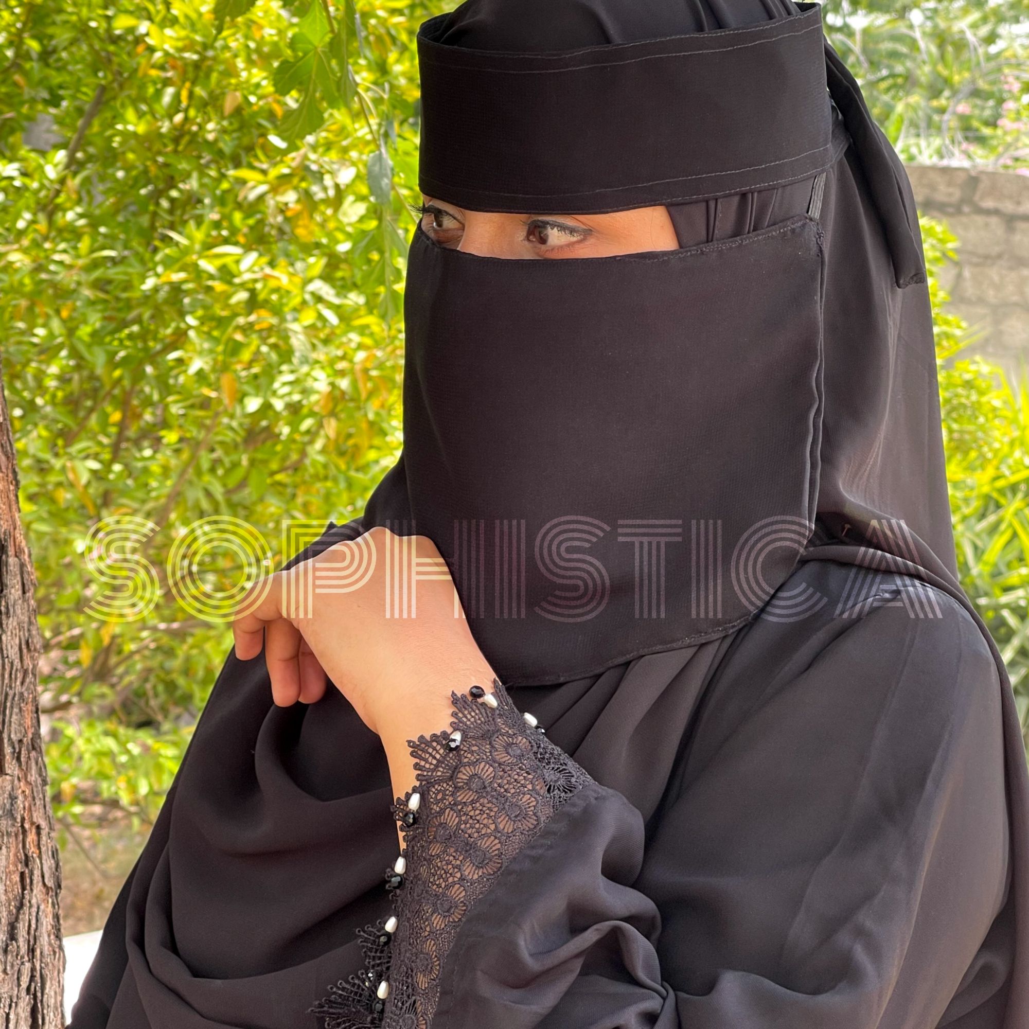 saudi niqab , short length saudi naqab hard patti sophistica | hard ...