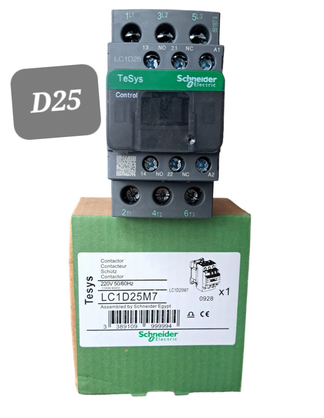 Magnetic Contactor LCID25 220v coil Schneider copy | Daraz.pk