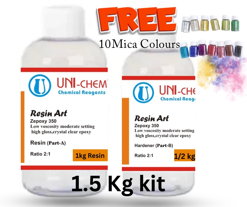 Resin Art Imported Epoxy Crystal Clear Resin kit A+B uses for Art,Craft ...