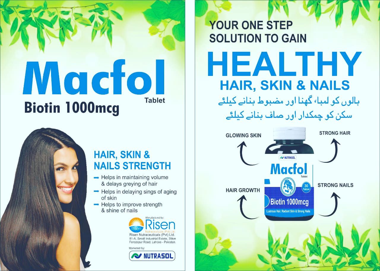 MACFOL (Biotin 1000 mcg) | Daraz.pk