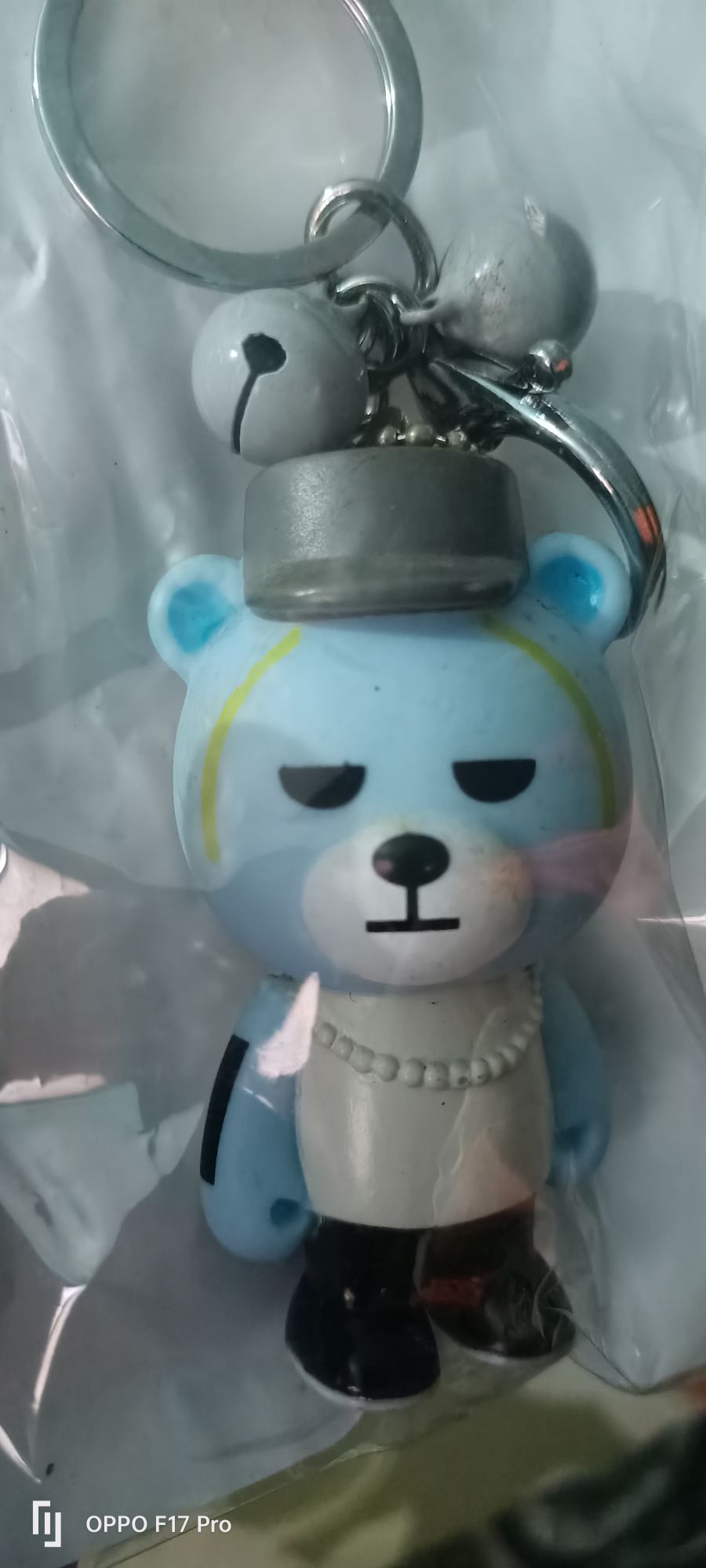 unique design PVC Fancy Panda keychain for keys bags purse zipper ...