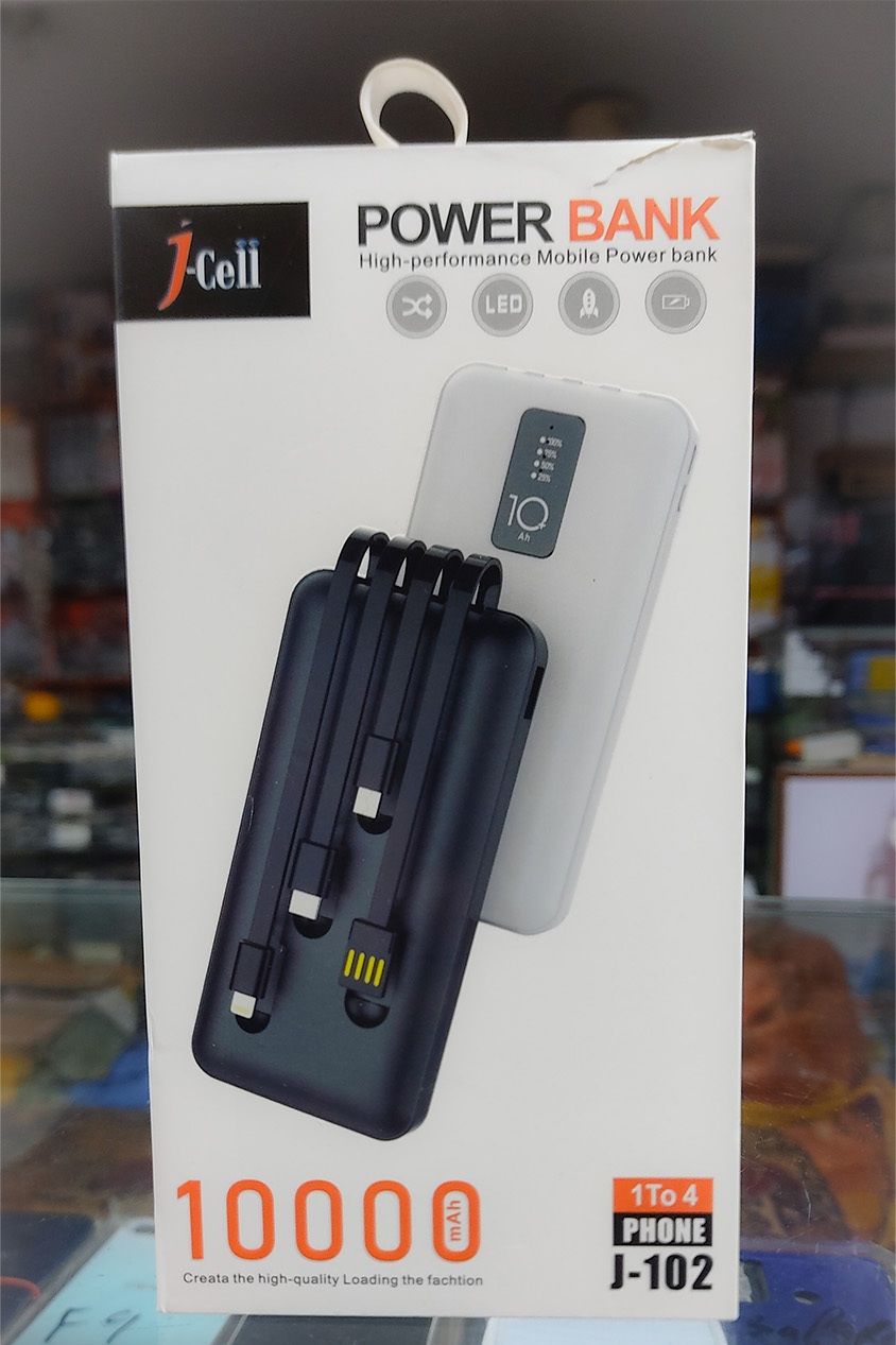 J Cell Power Bank J-102 Fast Power Bank | Daraz.pk