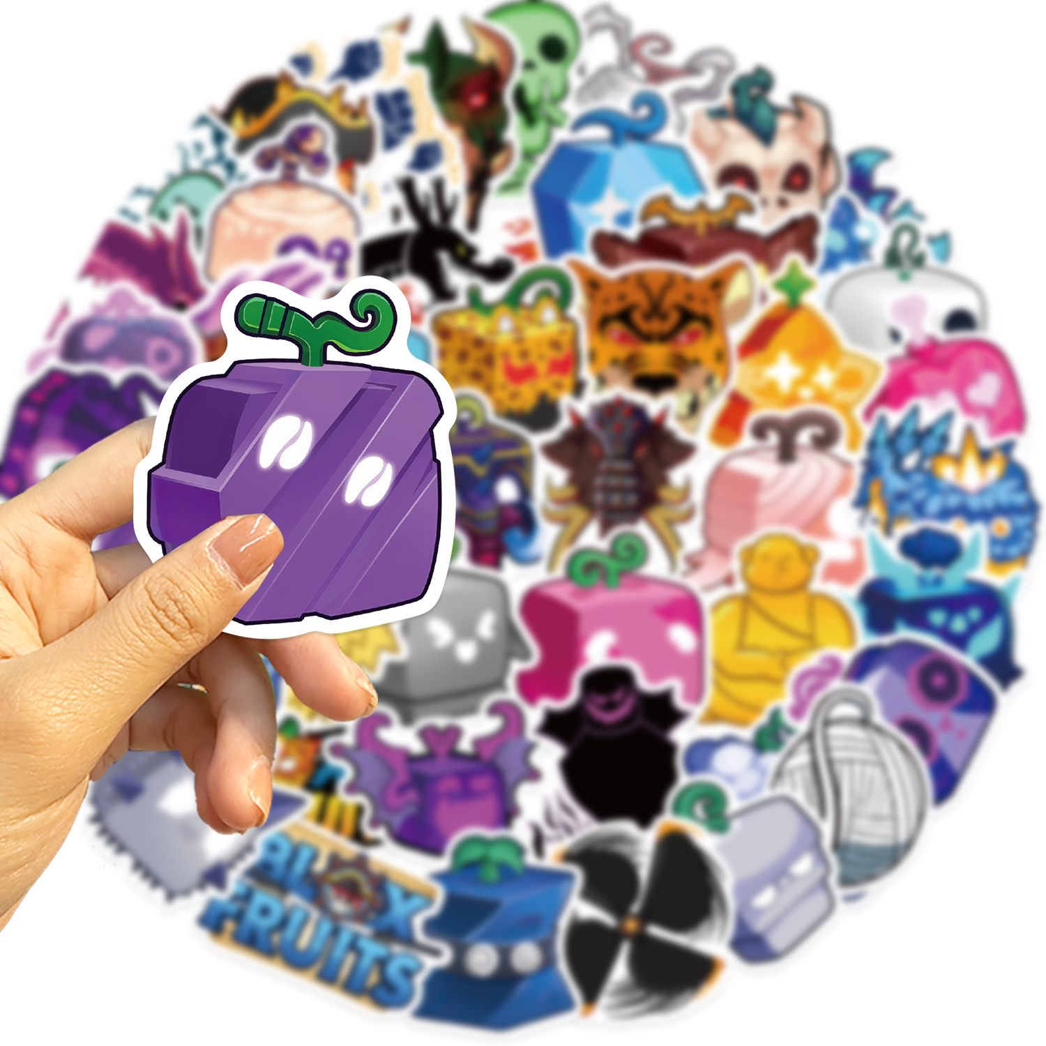 50PCS Blox Fruits Stickers DIY Diary Laptop Luggage Skateboard Graffiti ...