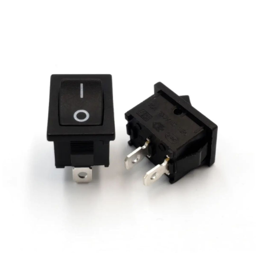 2 Pcs Rocker Switch Mini Switch 10A 125V 6A 250V Press Button - Switch ...