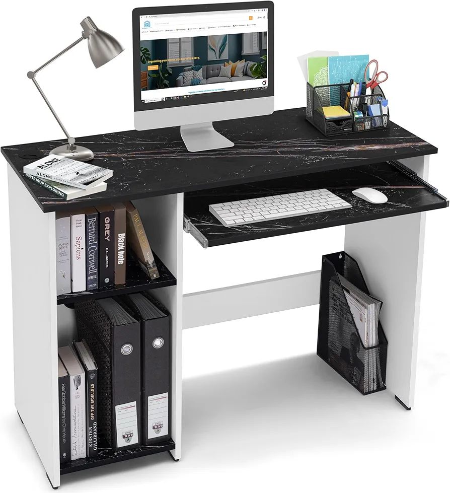 Computer Table for Home - Study Table for Students, Adults Work Table ...