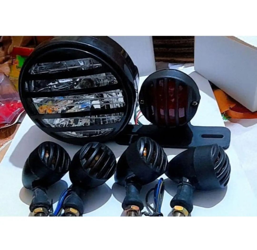 Cafe racer kit deal of 3 Item's Headlight backlight and 4 pieces ...
