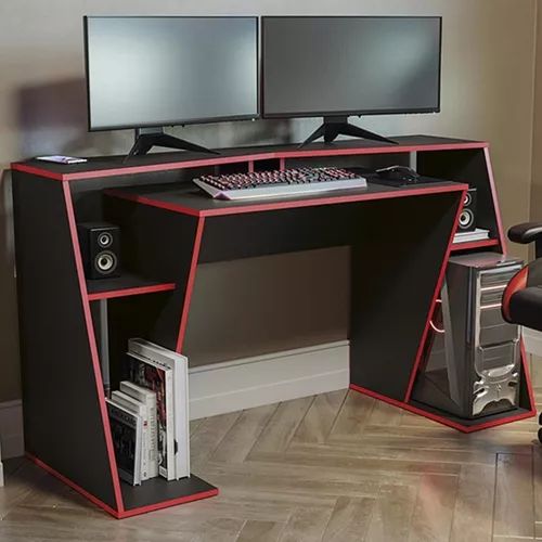 Large Gaming Table desk unique design with plenty of storage space ...