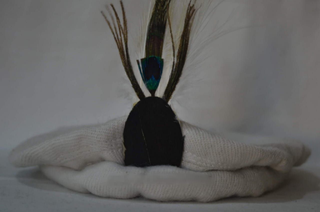 chitrali cap with feather | Daraz.pk