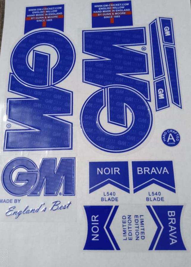 3D 2024 GM Latest Edition Blue Professional Players Edition For Cricket ...