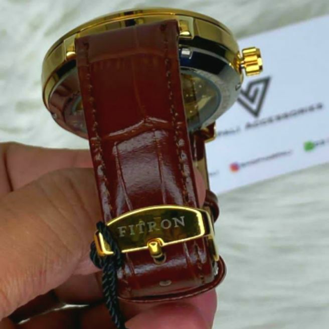 FITRON - Automatic Skeleton Men Wrist Watch Premium Collection Best for ...