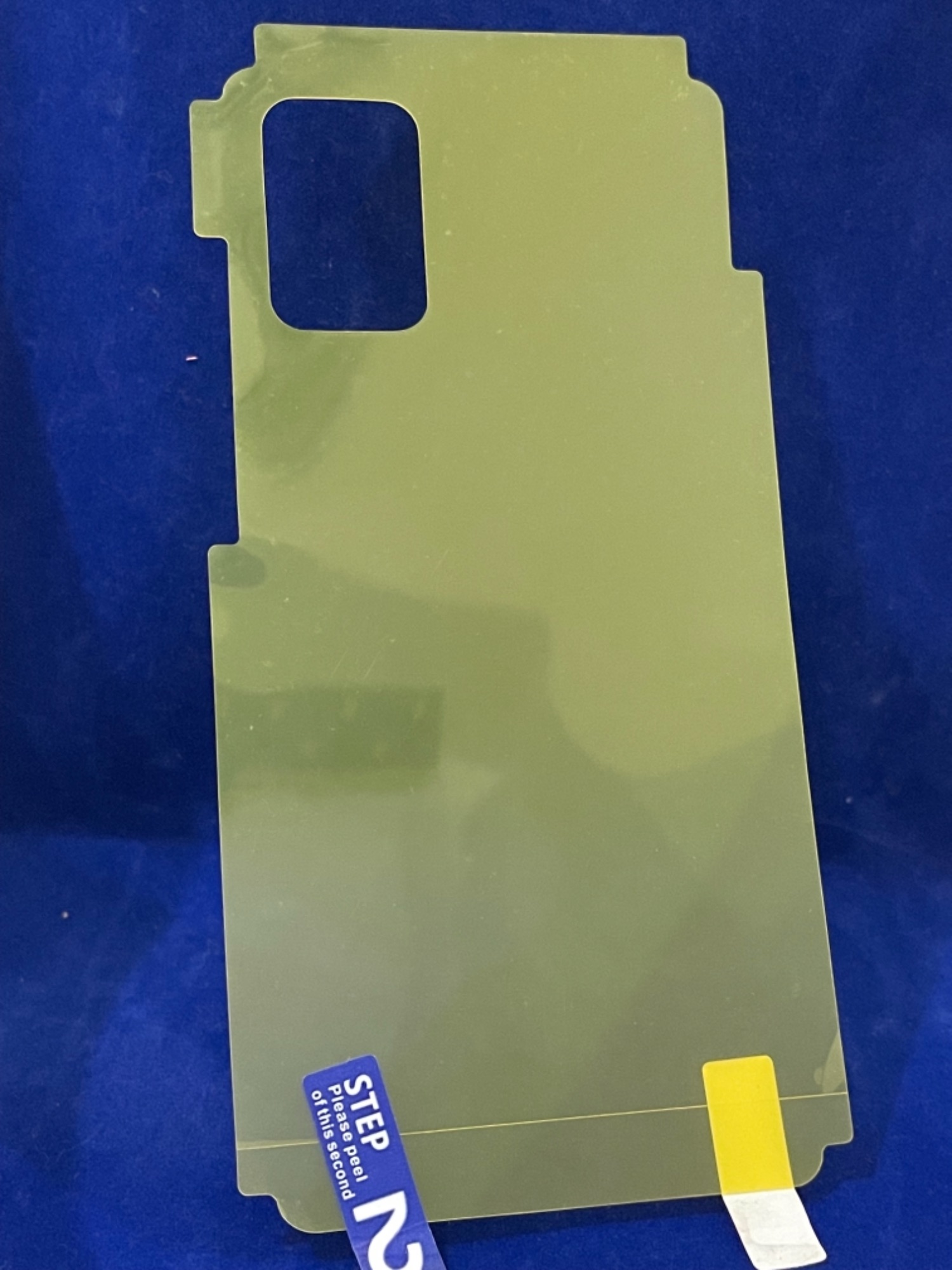 Samsung Galaxy A71 Back Yellow Hydro Gel 360 Smooth Sheet Edges Jelly ...