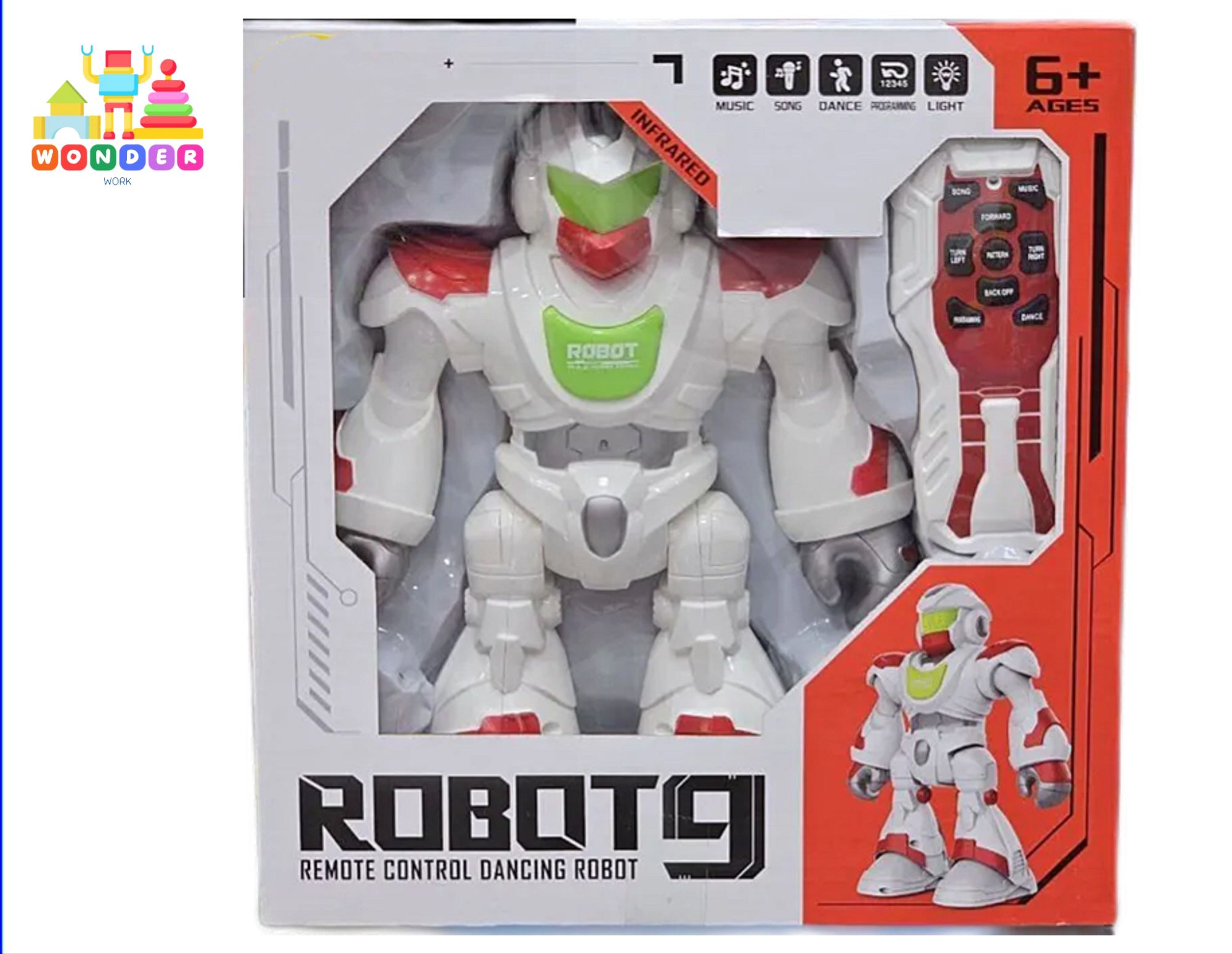 Dancing Remote Control Robot For Kids With Music and Lights 360 Degree ...