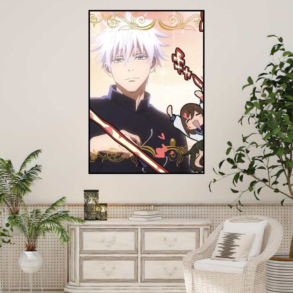 Anime Jujutsu Kaisen Satoru Gojo Poster Prints Wall Sticker Painting ...